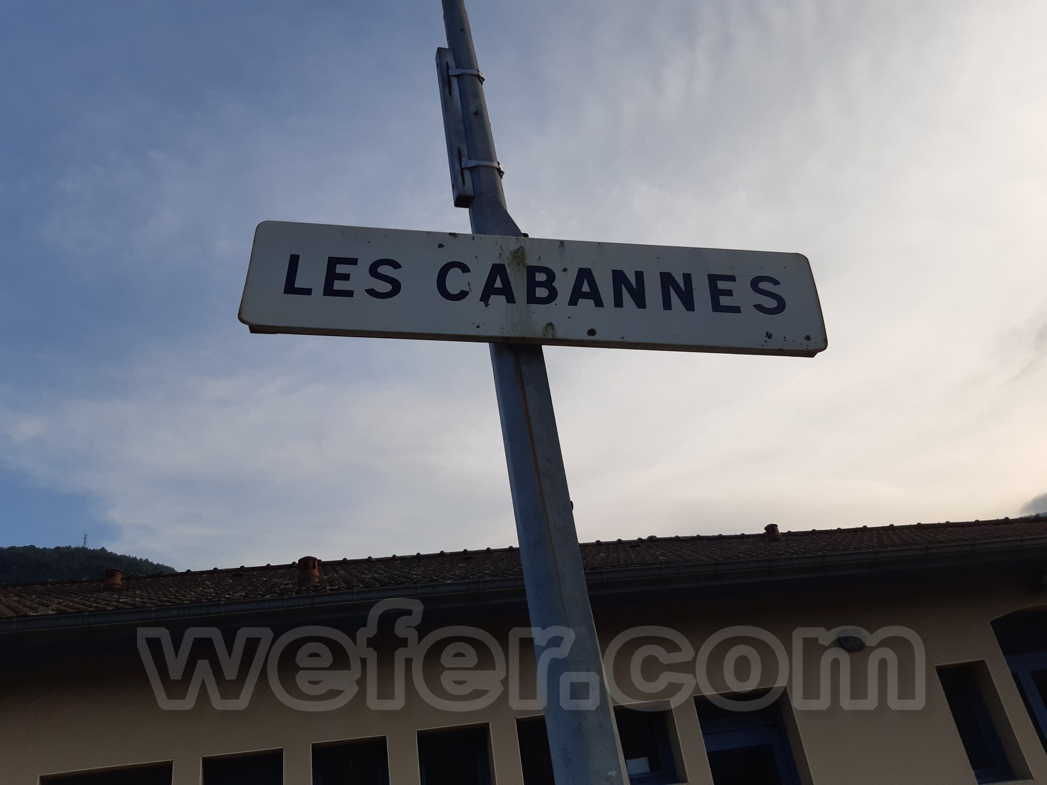 SNCF: estació de Les Cabannes - wefer.com, Web Ferroviària
